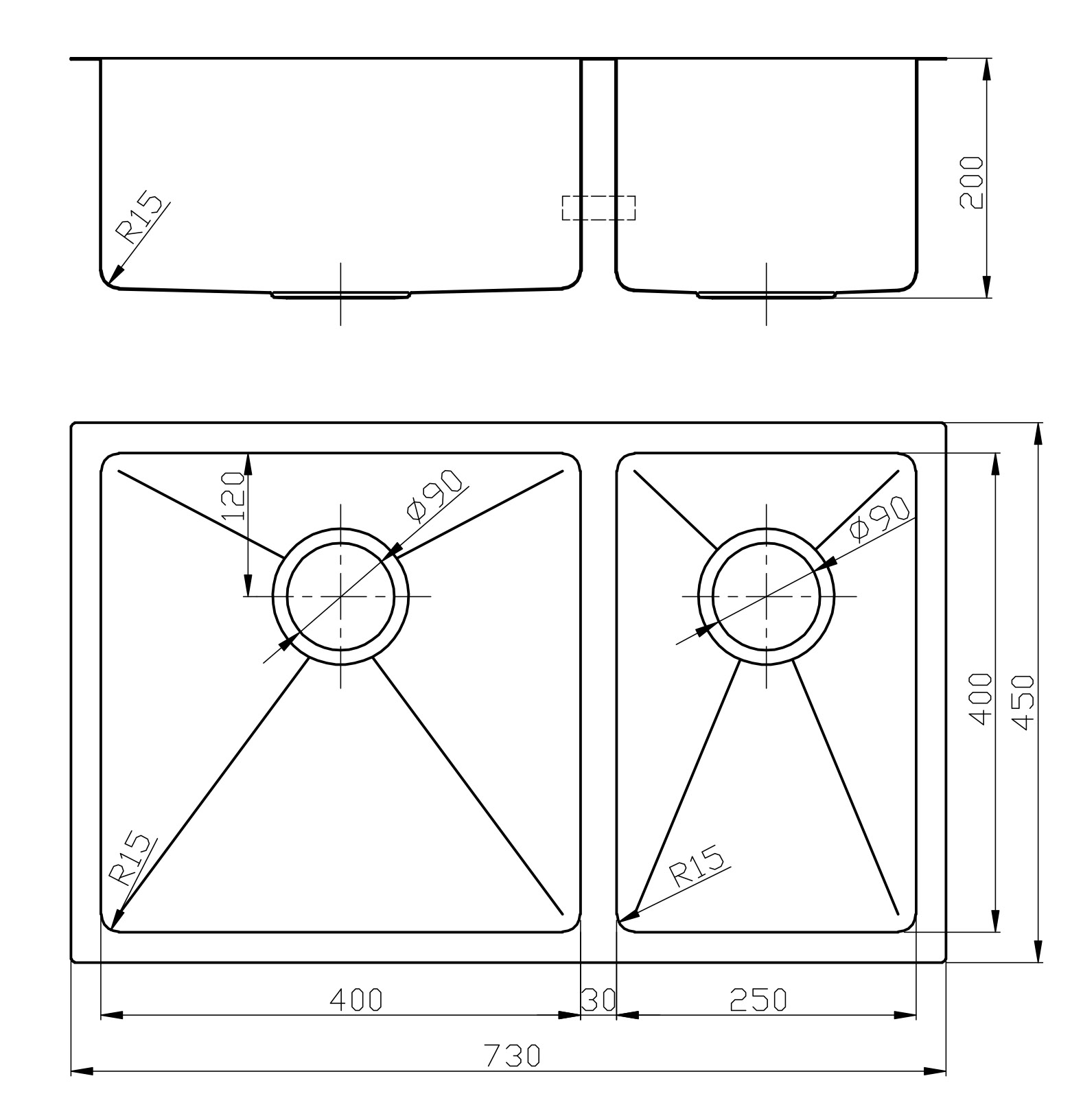 Standard kitchen sinks - Vimo Builders Hub